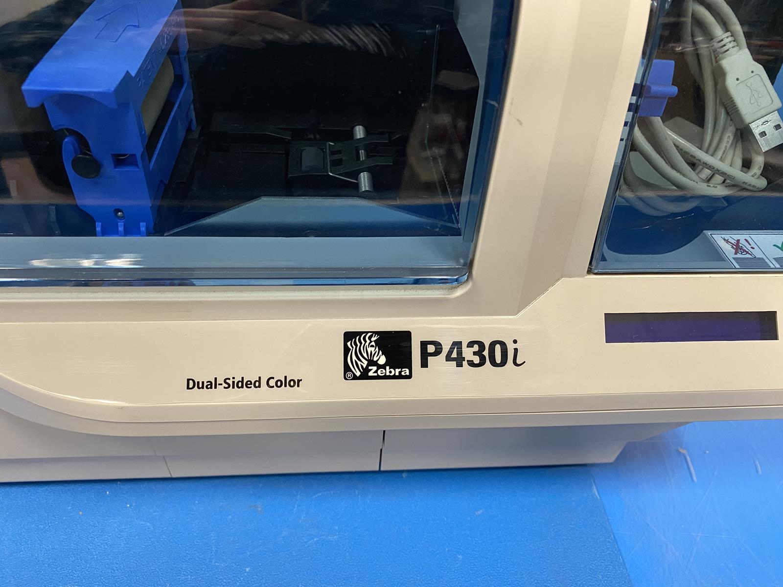 Zebra P430i ID Card Printer | Thermal | Color | USB 1.0/1.1 | 10 inches ...