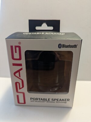 Craig CMA3568-BK Portable Speaker with Bluetooth Wireless Technology | eBay