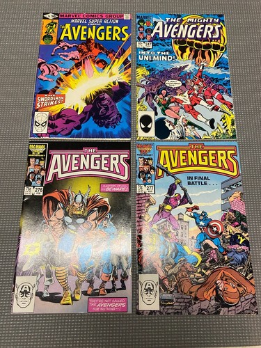 Marvel Super Action Avengers 1980 / Avengers 247 276 277 from 1984 ...