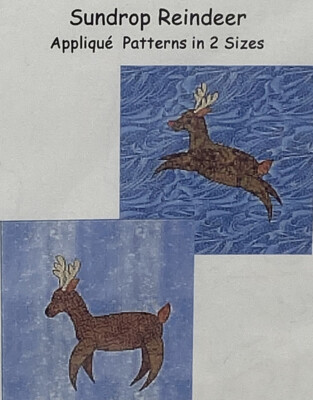 Appliqué Quilt Pattern Sundrop Designs Sundrop Reindeer | eBay