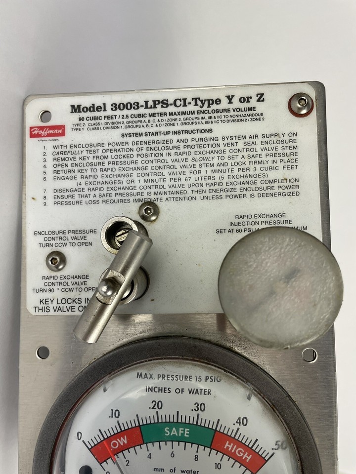 PEPPERL+FUCHS 3003 RAPID EXCHANGE PURGING SYSTEM 3003-LPS-CI-TYPE Y OR ...