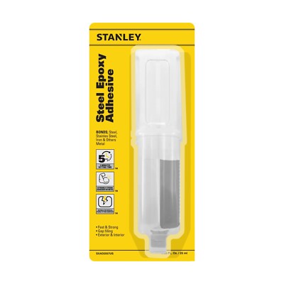 Stanley A821 Steel Epoxy Adhesive - High Strength Bonding, 0.85oz 1 ...