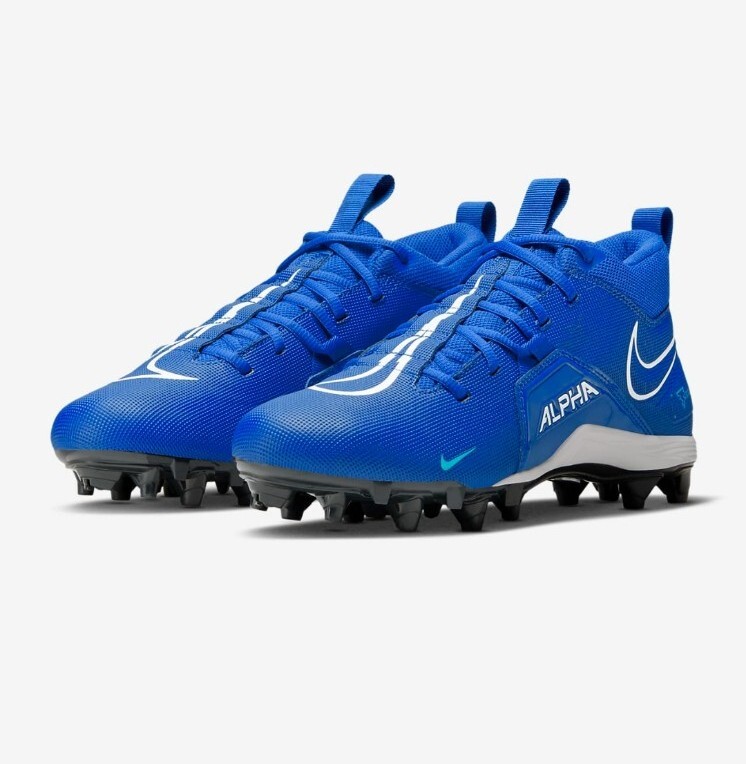 Nike Alpha Menace Varsity 3 Royal Blue Football Cleats Size 11 CV0586 ...
