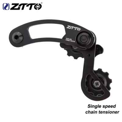 Bicycle Single Speed Chain Tensioner Bike Derailleur Conversion Dual ...