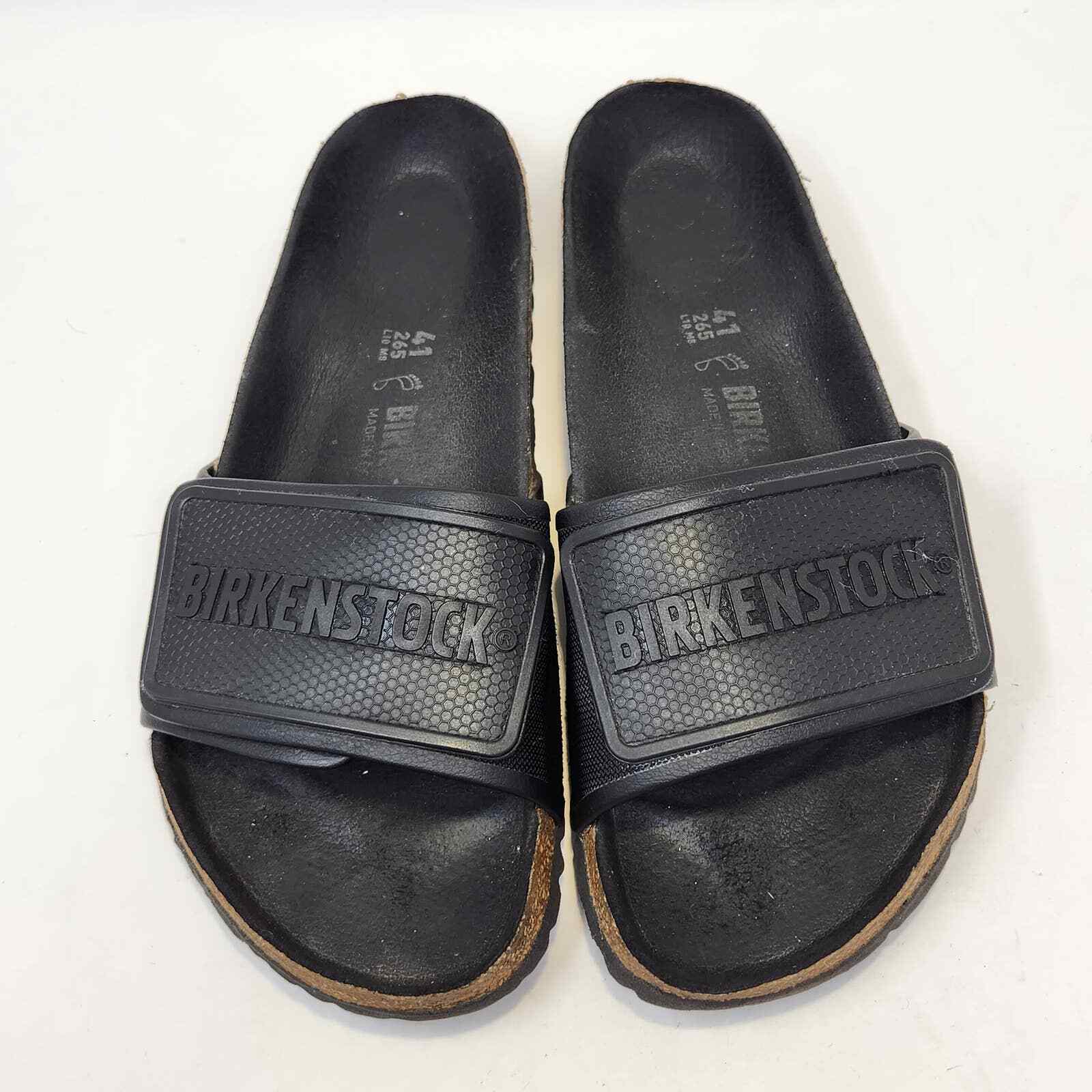 Birkenstock Tema Strap Black Slide Sandals Men 8 Wome… - Gem
