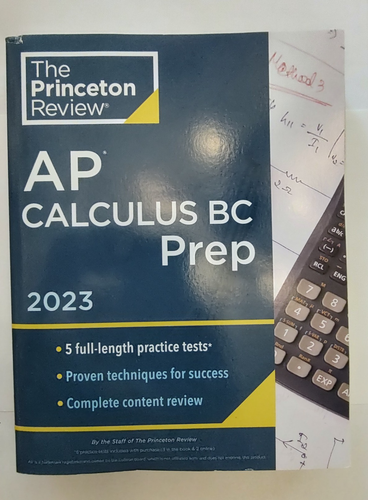 The Princeton Review AP Calculus BC Prep book | eBay