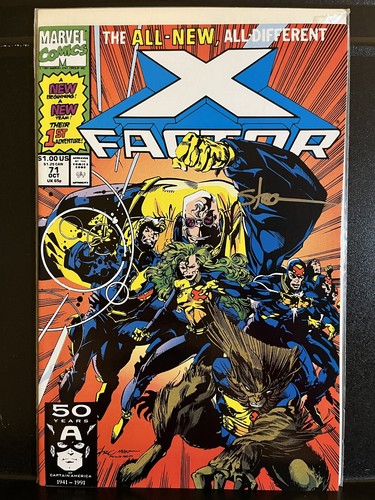X-Factor #71 (1991 Marvel) Signed Larry Stroman - We Combine Shipping ...