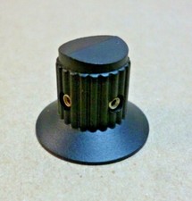 Raytheon Control Knob Ms91528-2f2b Black Round Skirted W/ Arrow & 2 Set ...