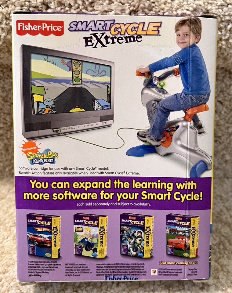 BRAND NEW FISHER PRICE SPONGEBOB SQUAREPANTS SMART CYCLE GAME CARTRIDGE ...