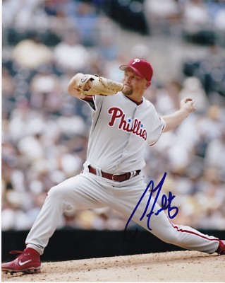 AARON FULTZ PHILADELPHIA PHILLIES ACTION SIGNED 8x10 | eBay