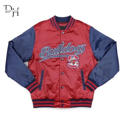 Letterman South Carolina State Navy and Maroon Satin Varsity Jacket | eBay