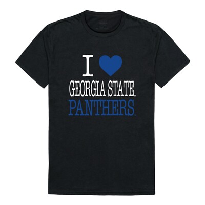 Georgia State University Panthers GSU NCAA Cotton I Love Tee T Shirt | eBay
