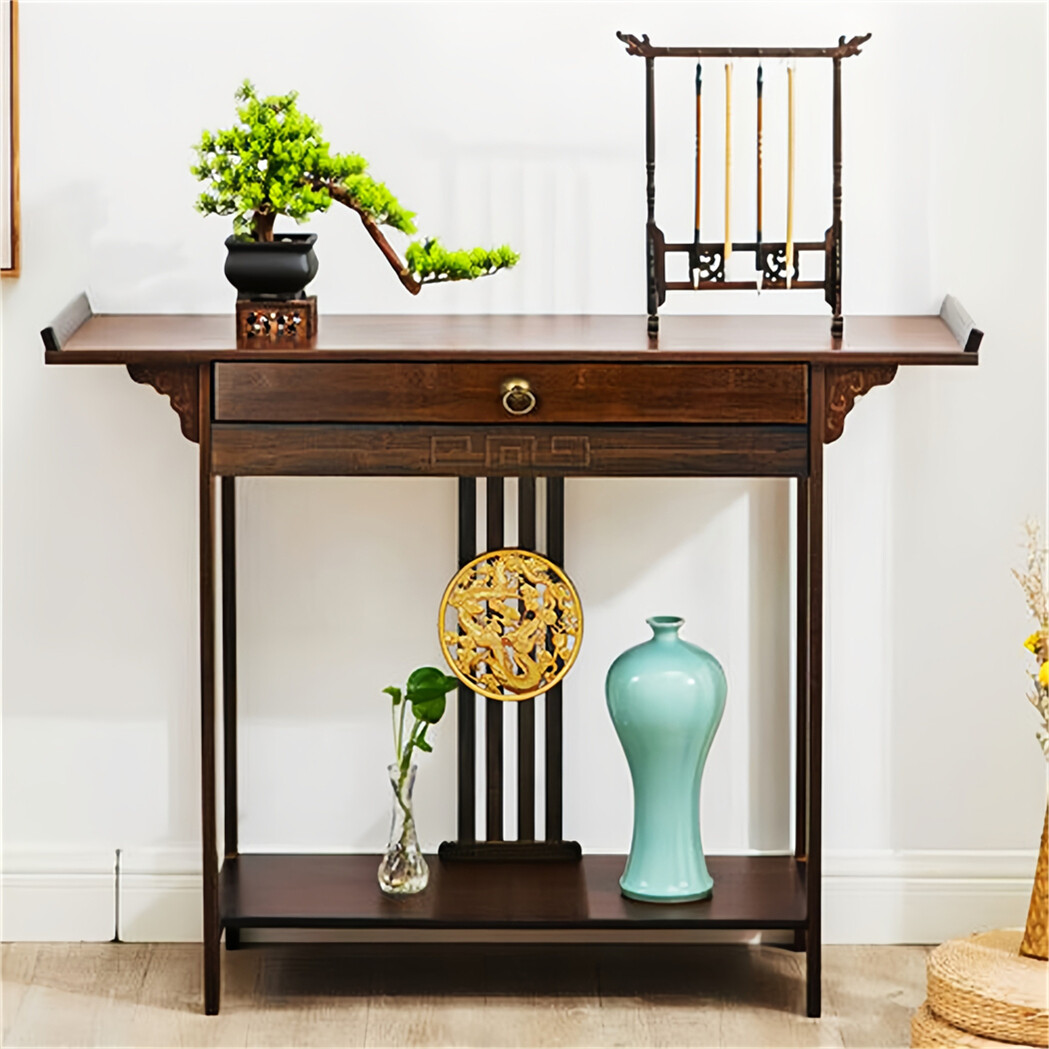 UNHO Chinese Style Console Table Elegant Entrance Table Display Table ...