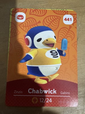 Animal Crossing Amiibo Card #441 Chabwick | eBay