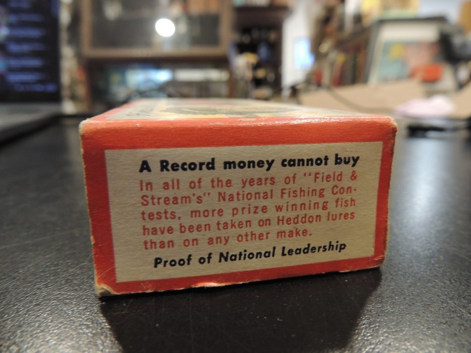 Heddon Dowagiac Vintage Empty 140 SS "S.O.S" Fishing Lure Box with Old ...