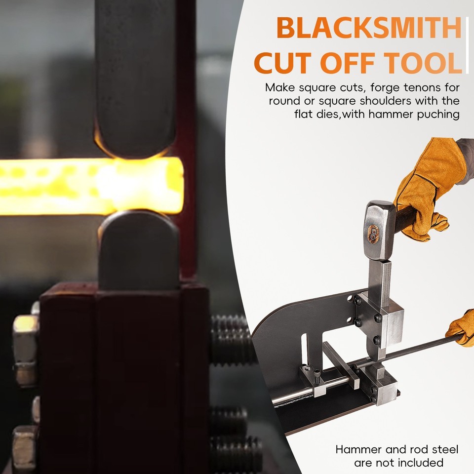 Blacksmith Guillotine Tool, Forge Wizard Blacksmith Tool with Dies and ...