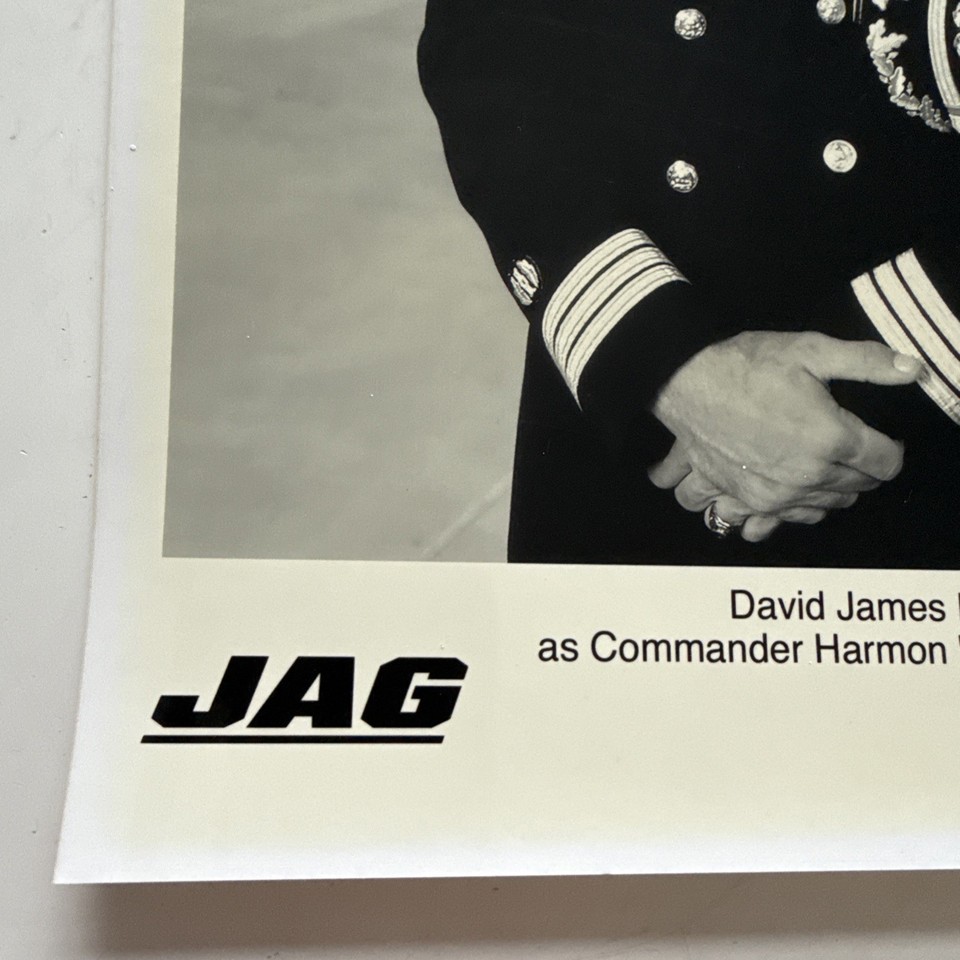 JAG Autograph 8x10 Photo REPRINT David James Elliott & Catherine Bell ...
