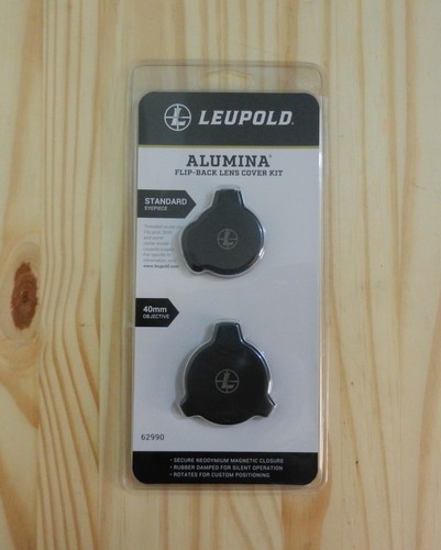 Leupold 40mm Alumina Flip Back Lens Cover Kit SILVER; 40mm; Standard EP ...