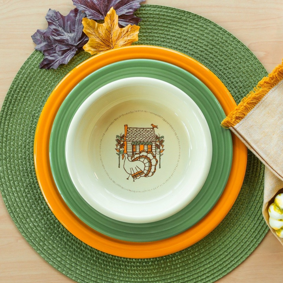 Fiesta® 12-Piece Dinnerware Set | Fall Forest | eBay
