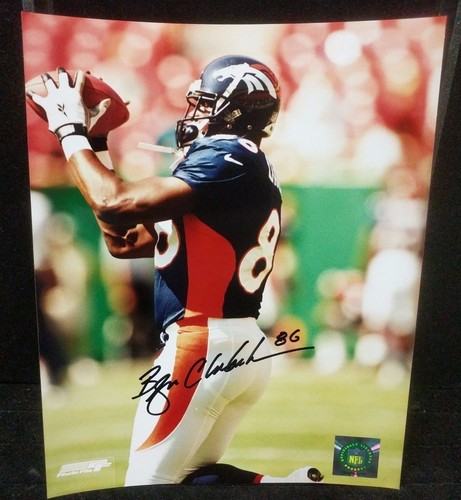 Byron Chamberlain #86 autographed 8"x10" Photo (black Sharpie), Denver ...
