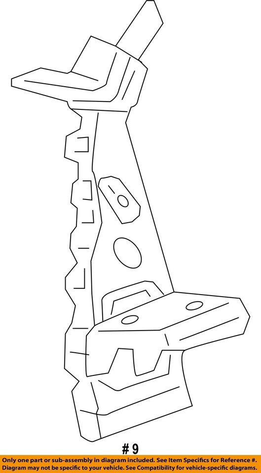GM OEM 19-23 XT4 Fender Structural Components Rails-Extension Panel ...