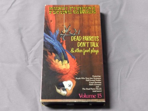Monty Python's Flying Circus Volume 15 Dead Parrots Don't Talk Comedy VHS 1991 97361273839| eBay