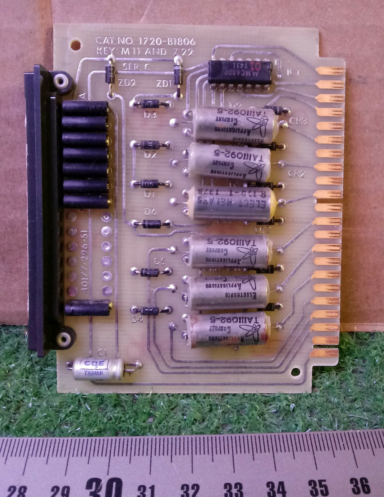 1 USED ALLEN BRADLEY 1720-B1806 REED RELAY BOARD ***MAKE OFFER*** | eBay