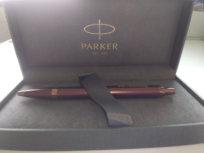 British Pen Logo Conway Stewart Winston Classic Black Silver Trim