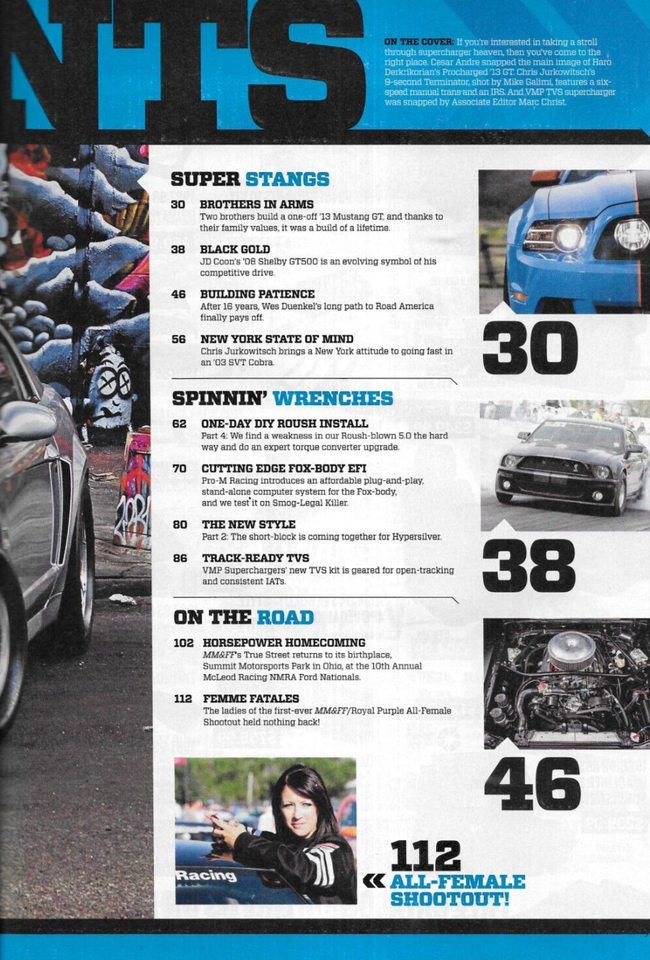 Muscle Mustangs and Fast Fords Car Magazine Supercharged Power SVT ...
