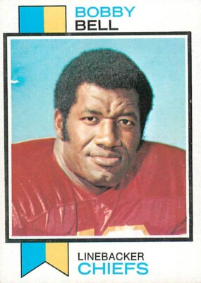 1973 Topps FOOTBALL #435 BOBBY BELL HOF KANSAS CITY CHIEFS | eBay