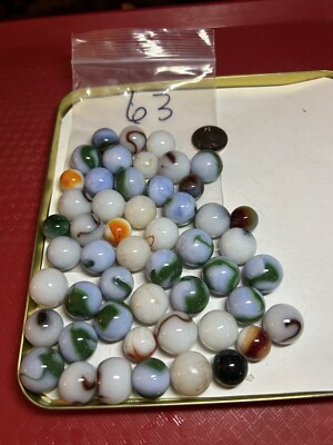 Vintage Marbles Lot Of 50 Different Sizes Unique Lot 63 | eBay