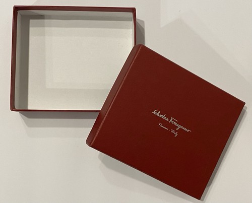 Salvatore Ferragamo Empty Gift Box - 6" x 5" x 1.5" - EMPTY Red Box ...