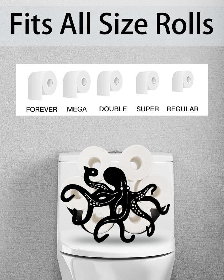 Unique Octopus Toilet Tissue Holder,Animal Paper F Unique Octopus | eBay UK