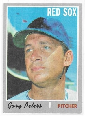 GARY PETERS 1970 Topps Baseball card #540 Boston Red Sox EX+/EX | eBay