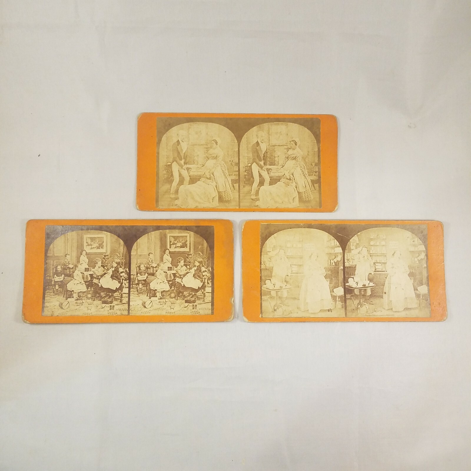 Set of 3 Stereoscope Cards - Miscellaneous Subjects | eBay