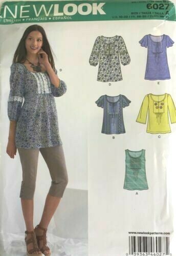 6027 💃 PATRON SIMPLICITY 5 CREATIONS TUNIQUE BLOUSE TAILLE 38 AU 50 | eBay