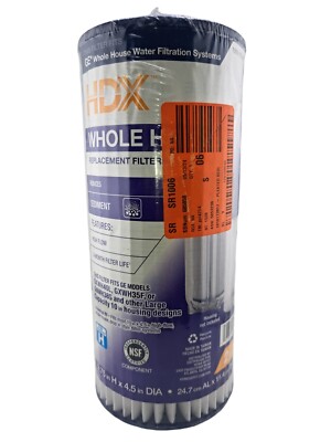 2 Pack HDX GE FXHSC Whole House Water Filter Fits GXWH40L GXWH35F ...