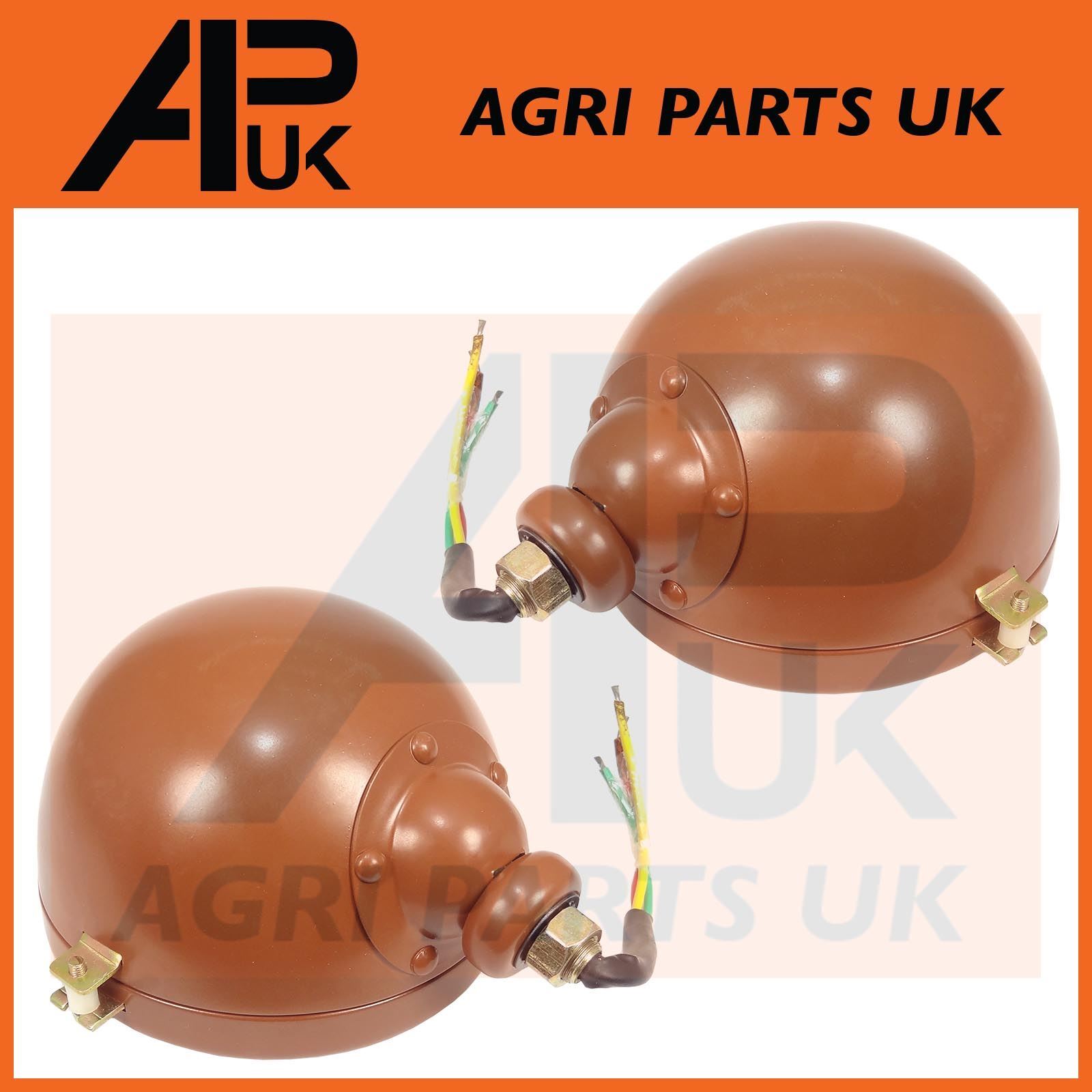 Pair Original Design Headlights Headlamp for Fordson Dexta Major Super ...