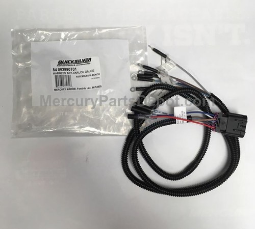 New Mercury Marine Analog Gauge Harness 84-892990T01 (2006 and newer ...