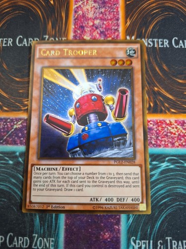 Yu-Gi-Oh! Card Trooper PGL2-EN028 Gold Rare 1st Edition Near Mint b2 ...