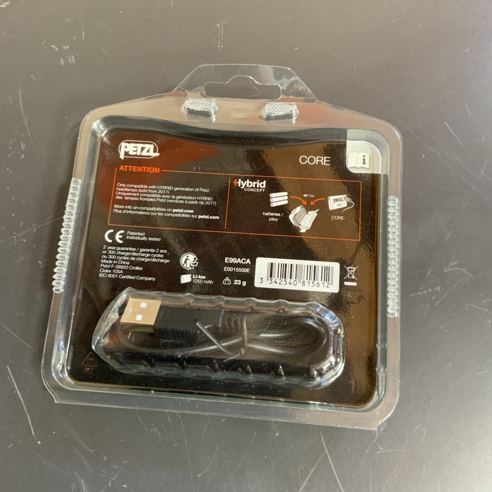 PETZL, ACCU CORE Rechargeable Battery for Use with Compact Lamps | eBay