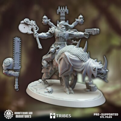 Jarl on doggernaut by Immaterium God | D&D | DnD | Print on Demand | eBay