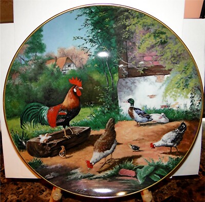 Kaiser The Rooster On the Farm Collection Plate by Adolf Lohmann | eBay
