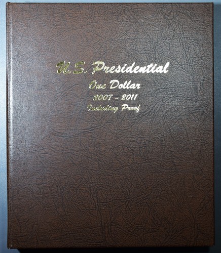 2007-2011 PRESIDENTIAL DOLLAR ALBUM BU/PR Complete Set 60 Coins Dansco ...