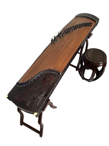Guzheng Instrument – Traditional Chinese 21-String Zither (64 inches ...