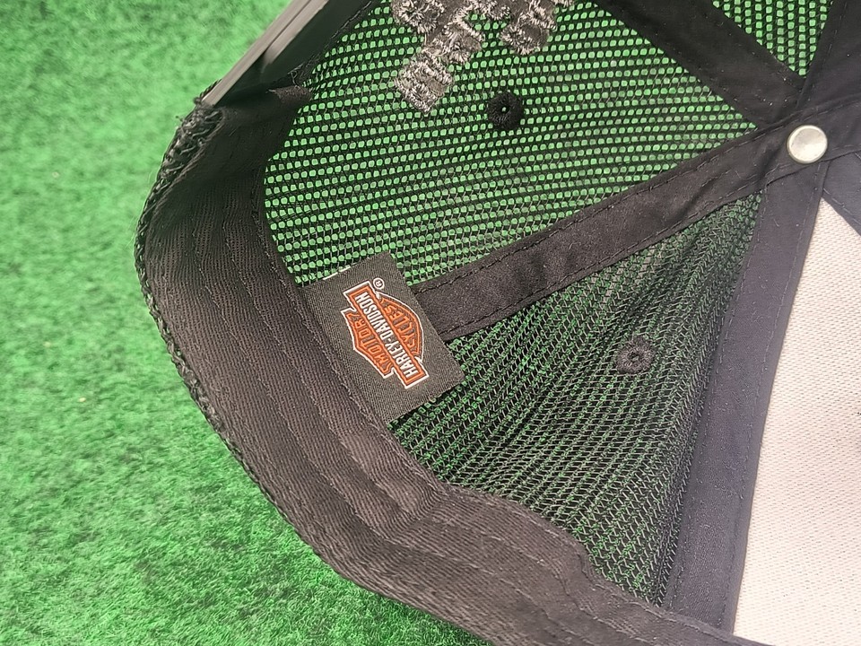 Rare Harley Davidson Blackhawk Camo Skull Hat Cap Snapback Barnett El ...