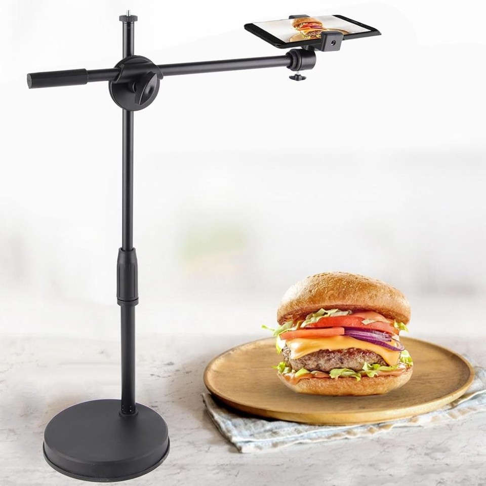 Desktop Photography Phone Camera Mount, 360 Panoramic Rotation ...