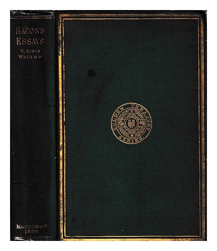 BACON, FRANCIS Bacon's essays : and colours of good and evil / with ...