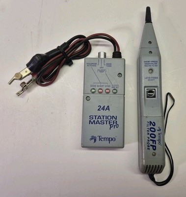 TEMPO Station Master Pro 24A Tester w/200FP Filter Probe Tested Works ...