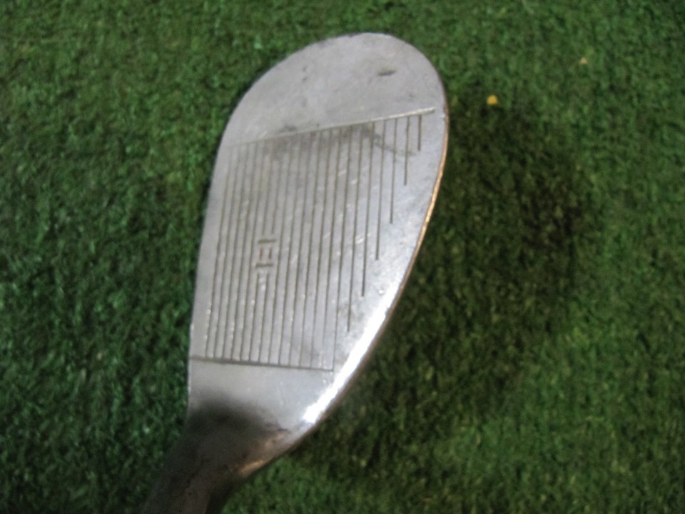 VINTAGE JOHNNY BULLA TURF CUTTER SAND BLASTER WEDGE FAUX WOOD SHAFT ...